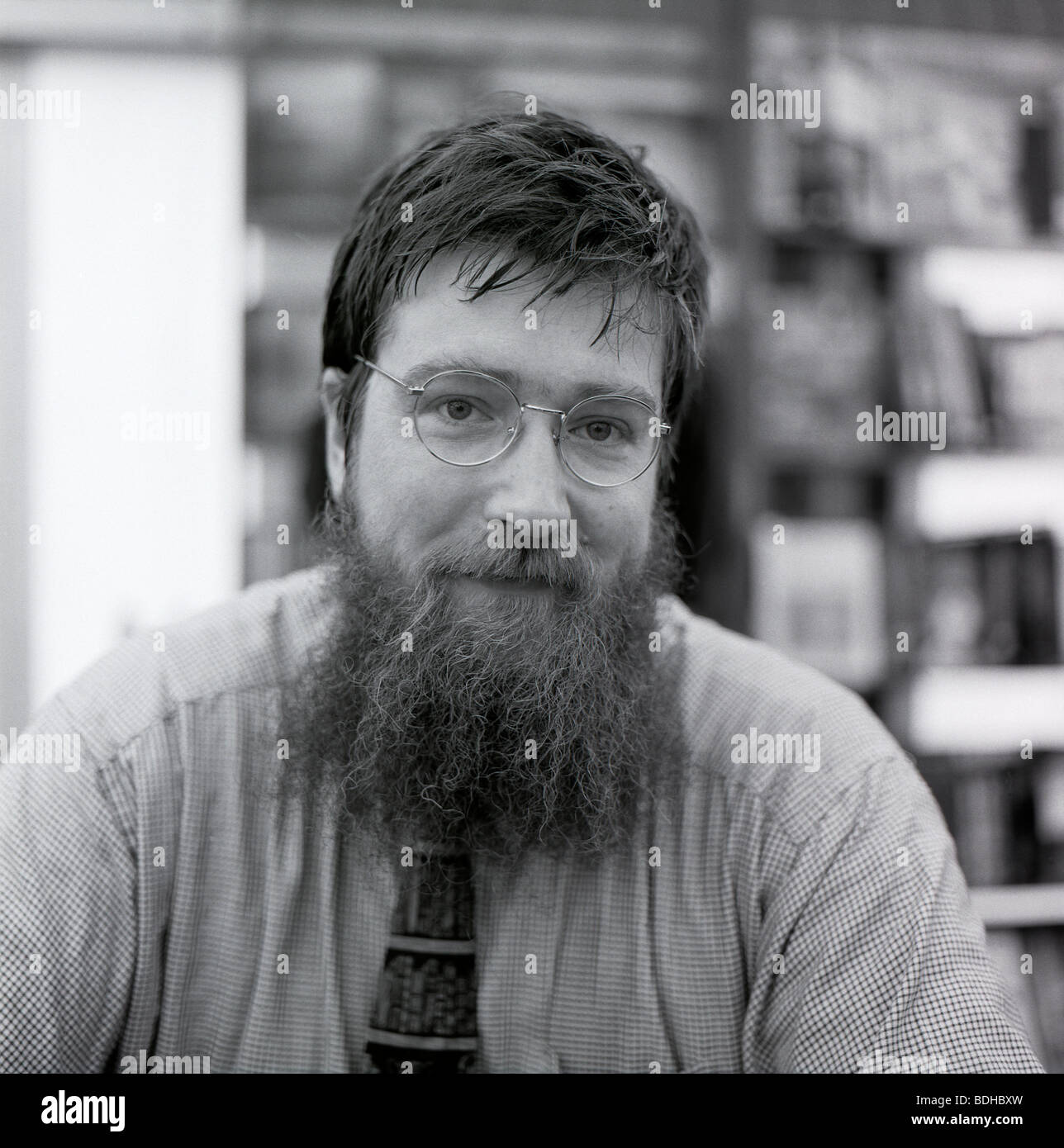 Irish childrens author Philip Ardagh at the Hay Festival, Hay on Wye ...
