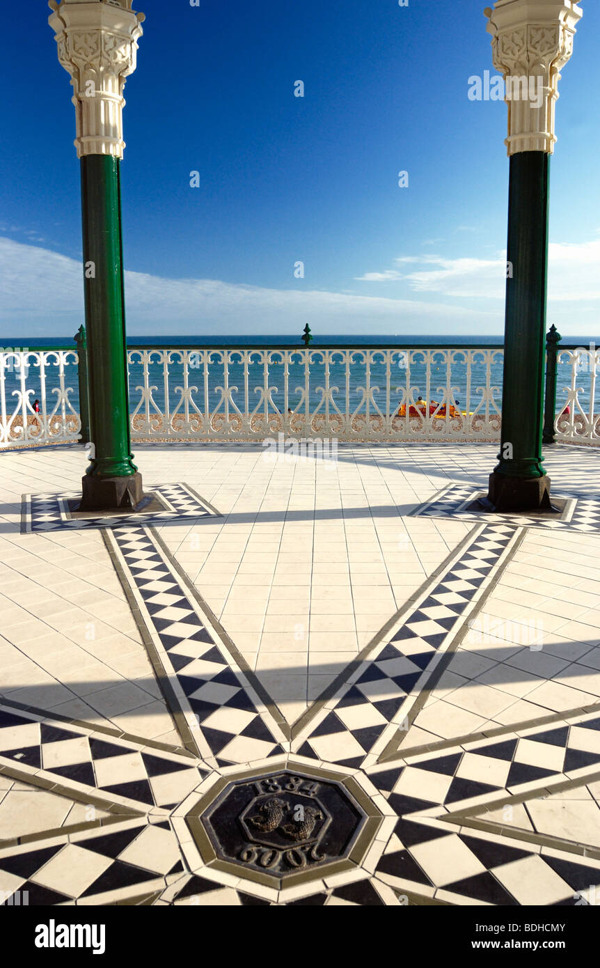 The restored seafront bandstand Brighton Stock Photo - Alamy