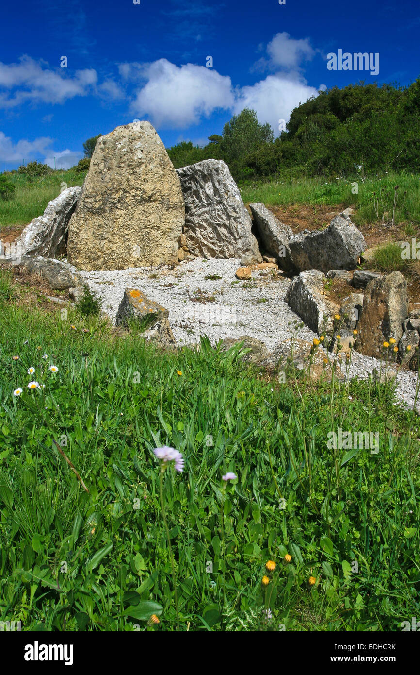 Burial Chamber (Dolmen) in Estremadura and Tejo Valley Stock Photo - Alamy