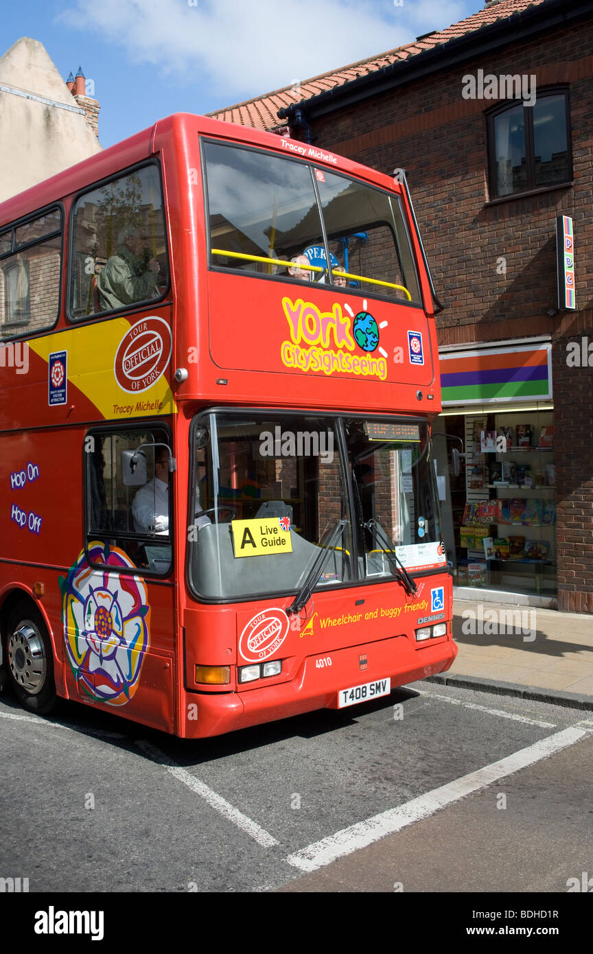 Open top double decker sightseeing bus hi-res stock photography and ...
