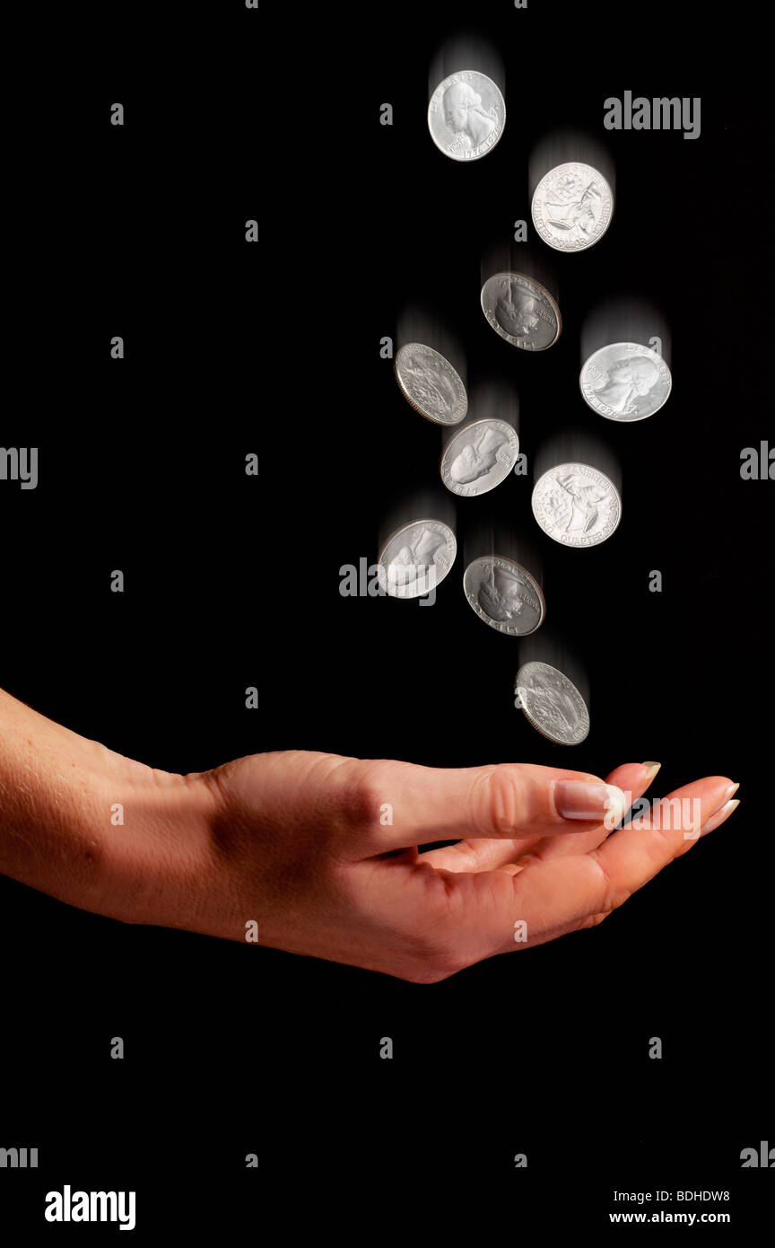 Pay with quarters hi-res stock photography and images - Alamy