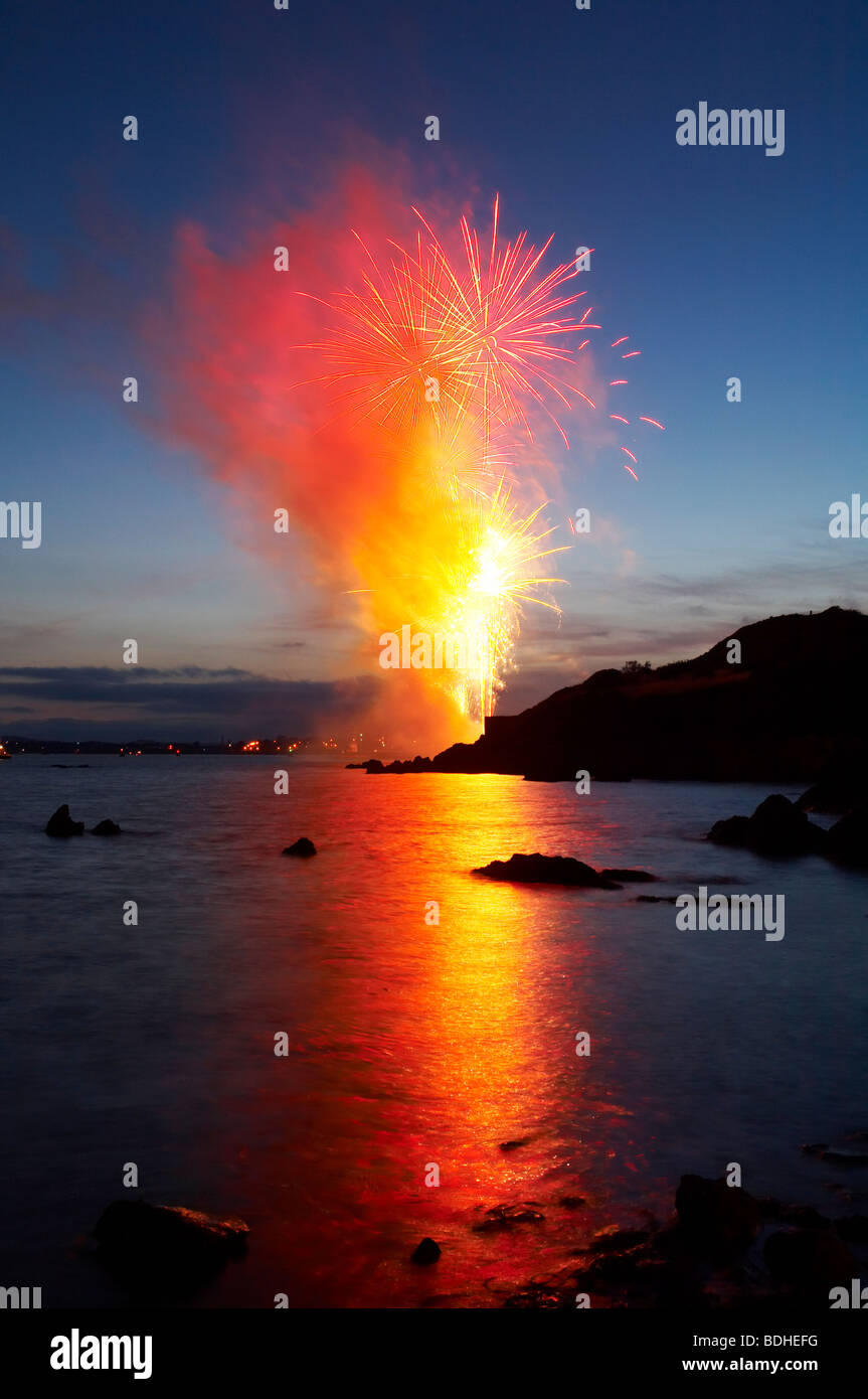National Fireworks Championships 2009 over Plymouth Sound from ...