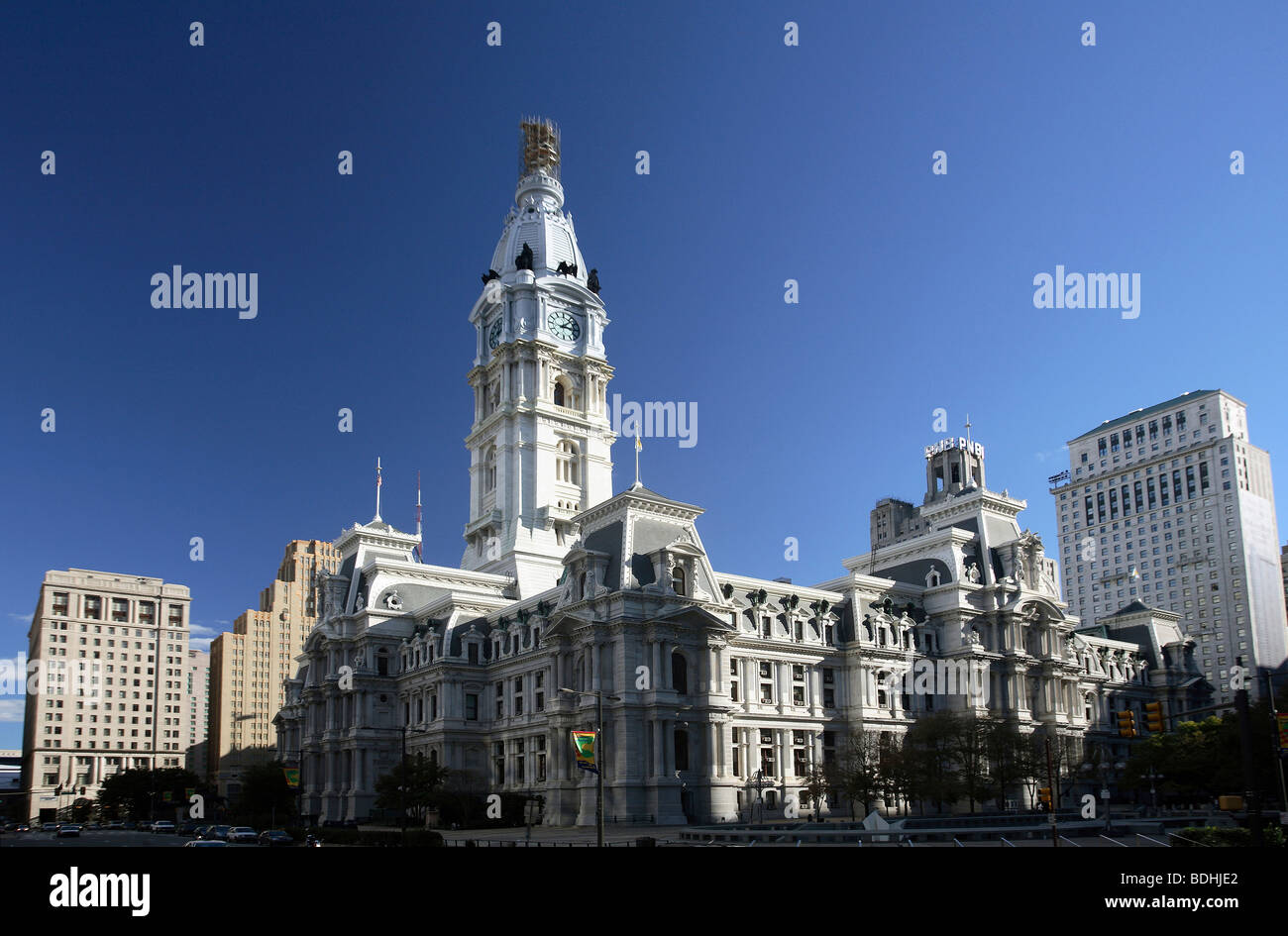 Philadelphia second empire city hall hi-res stock photography and ...