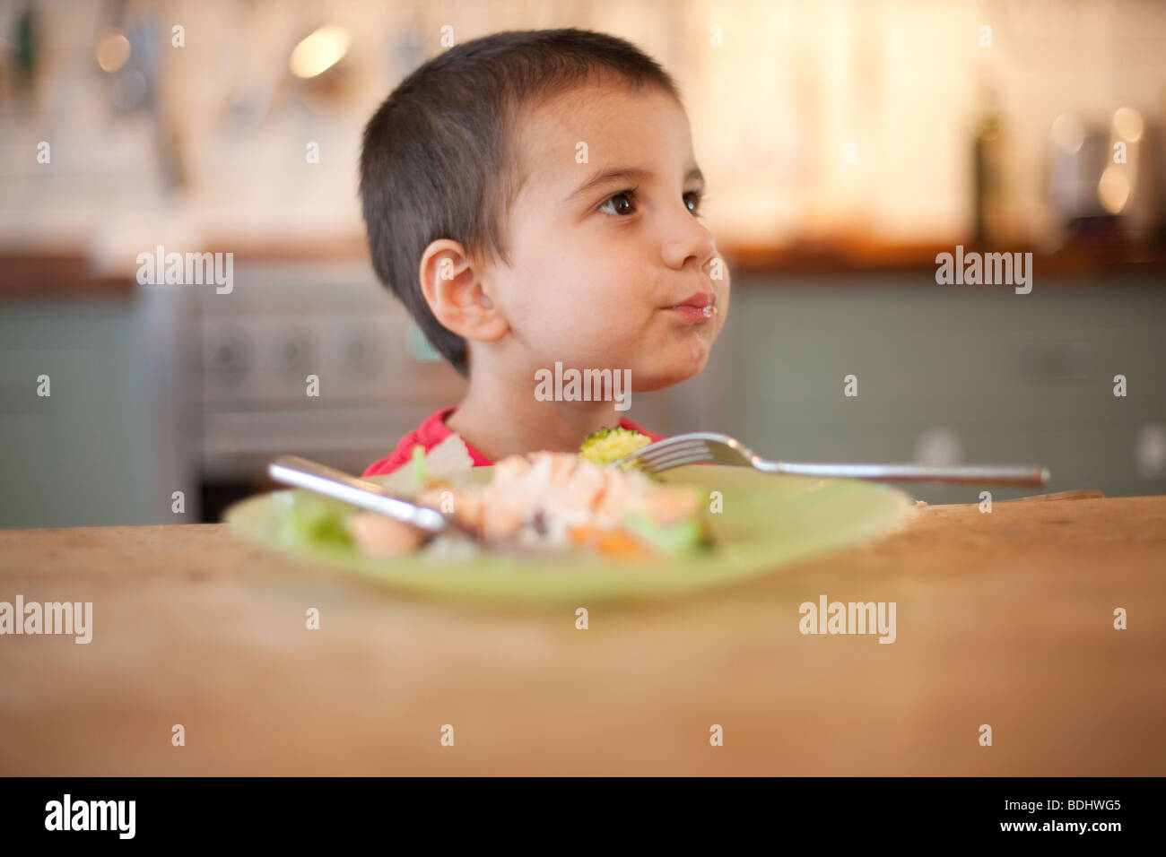 Sitting At The Dinner Table High Resolution Stock Photography and ...