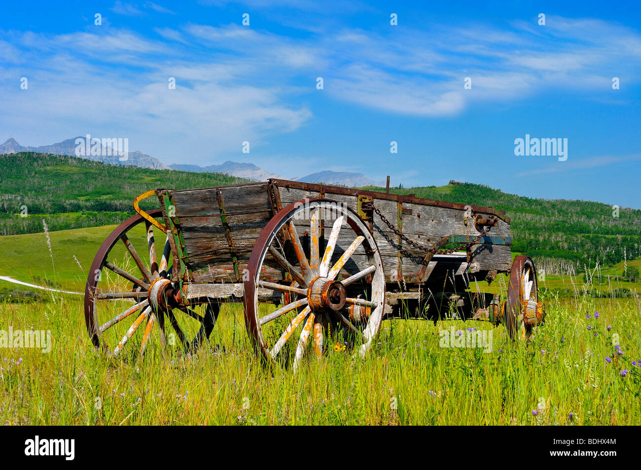 Pioneer wagon hi-res stock photography and images - Alamy