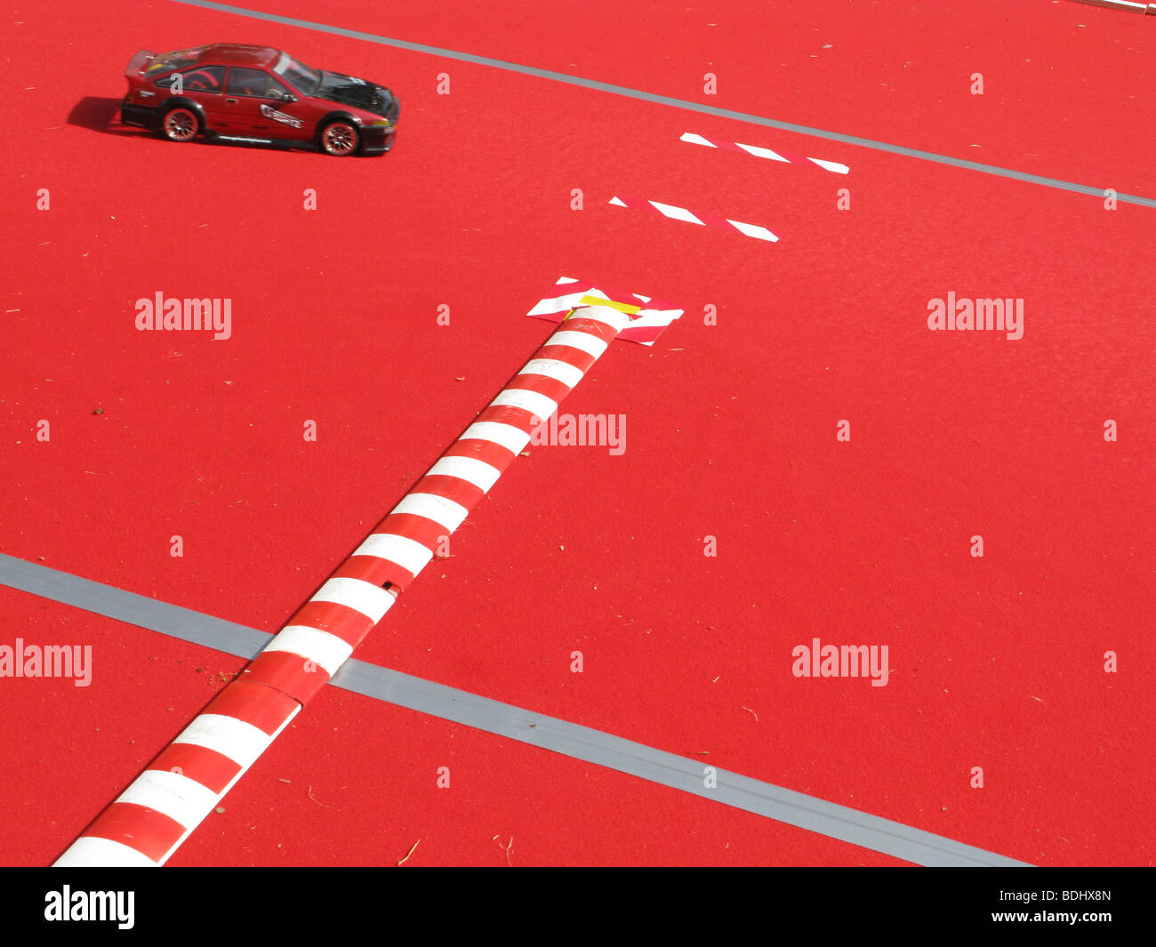 miniature car racing track course outdoors Stock Photo - Alamy