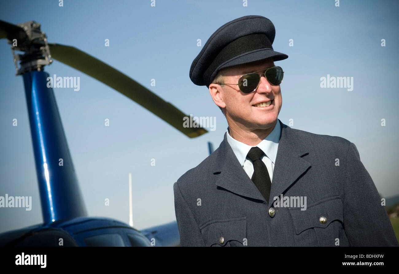 Captain Grant Snowden Commercial helicopter pilot at The Goodwood ...
