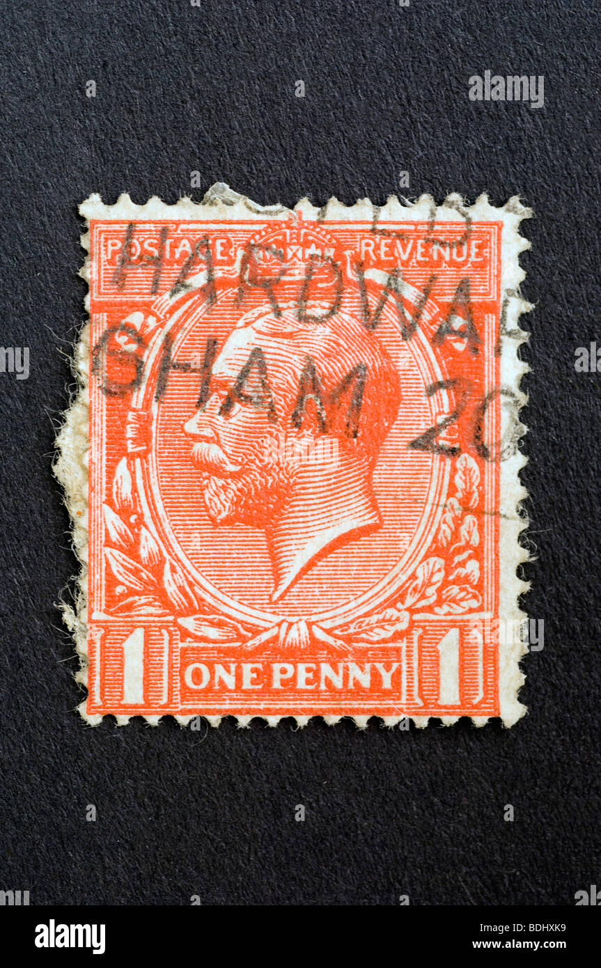 One penny stamp hi-res stock photography and images - Alamy