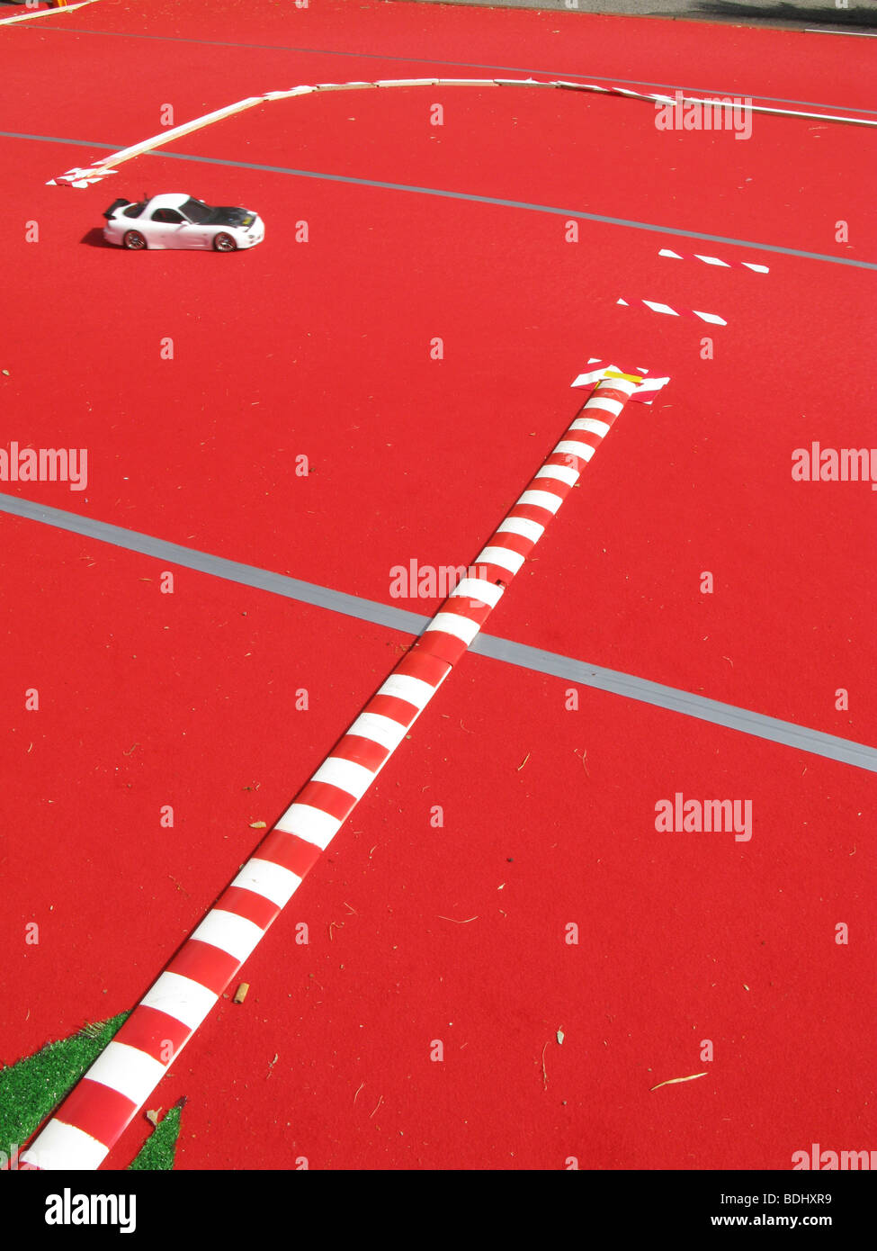 miniature car racing track course outdoors Stock Photo - Alamy
