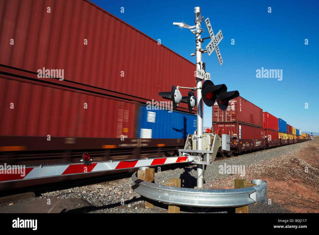 Railroad crossing mexico hi-res stock photography and images - Alamy