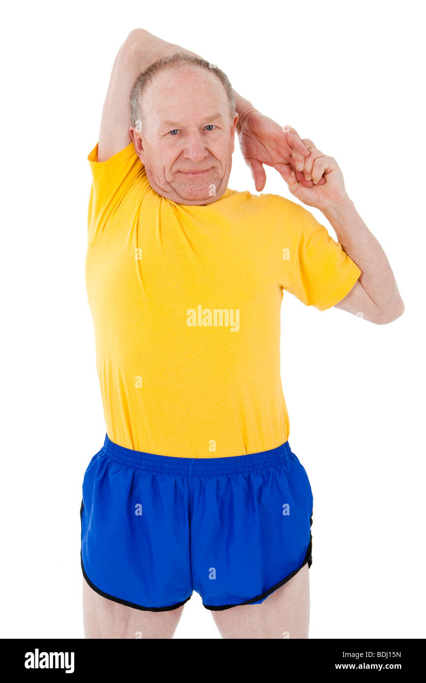Very old man active Cut Out Stock Images & Pictures - Alamy