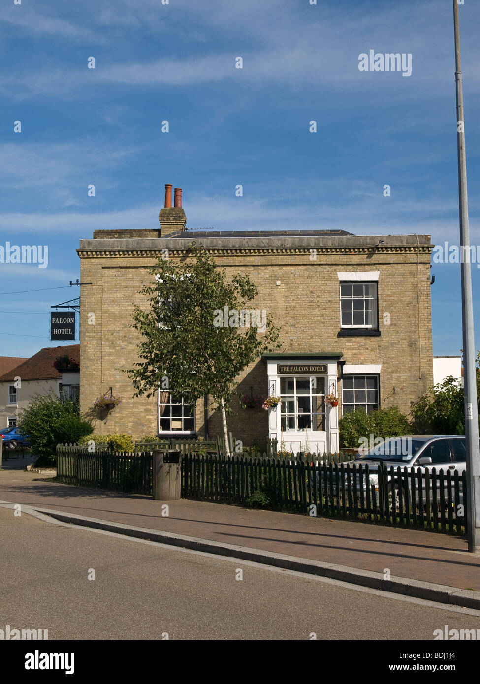 Falcon Hotel Fawley Village Hampshire England UK Stock Photo - Alamy