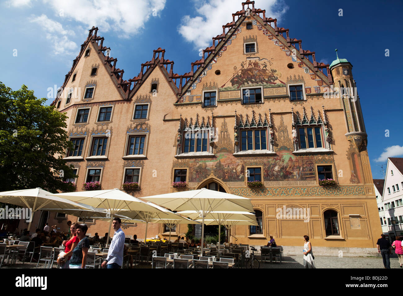 RATHAUS - CITY HALL - TOWN HALL, ULM, BADEN-WUERTTEMBERG, GERMANY Stock ...