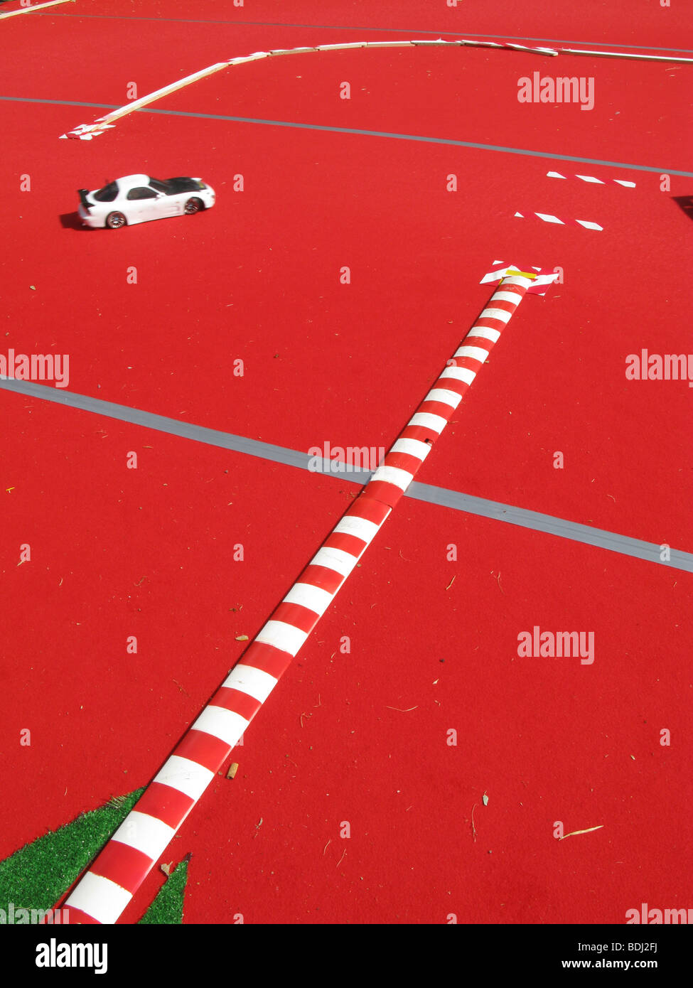 miniature car racing track course outdoors Stock Photo - Alamy