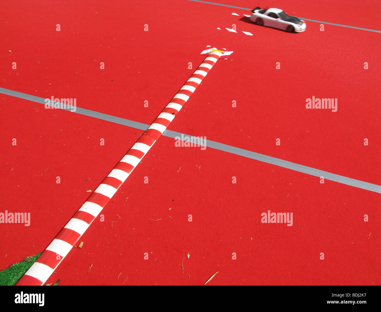 miniature car racing track course outdoors Stock Photo - Alamy