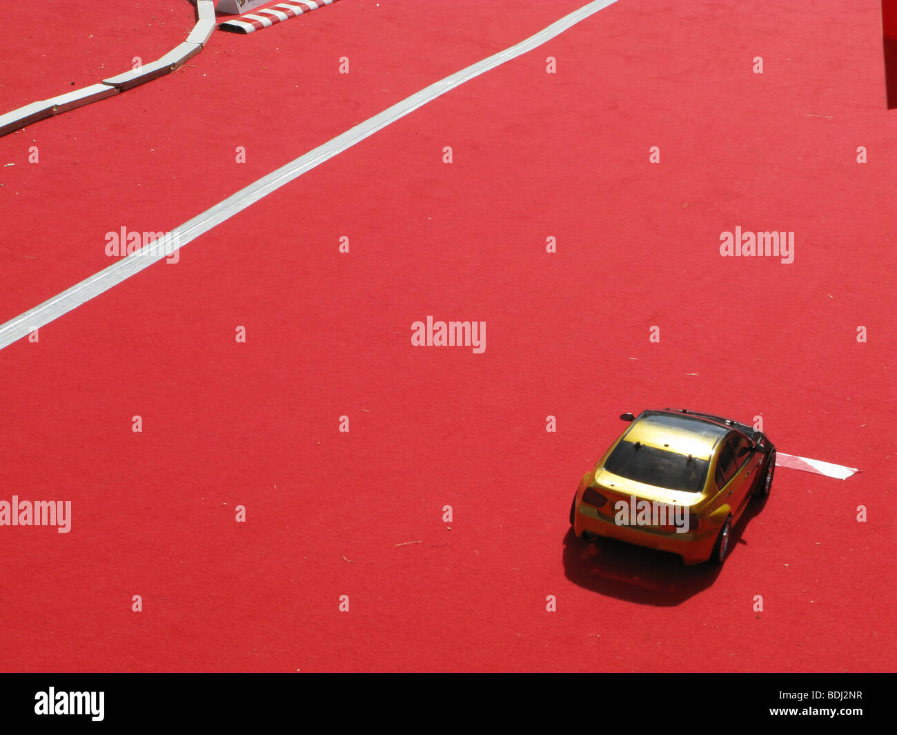 miniature car racing track course outdoors Stock Photo - Alamy