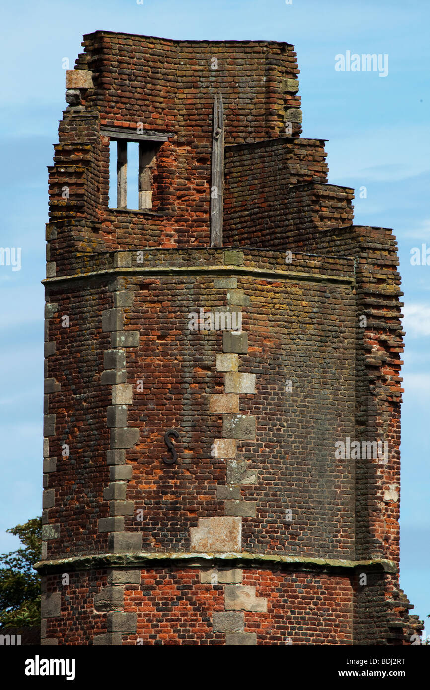 Ruins of Bradgate House at Bradgate Park in Leicestershire.England ...