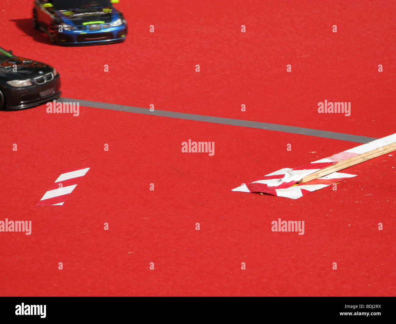 miniature car racing track course outdoors Stock Photo - Alamy