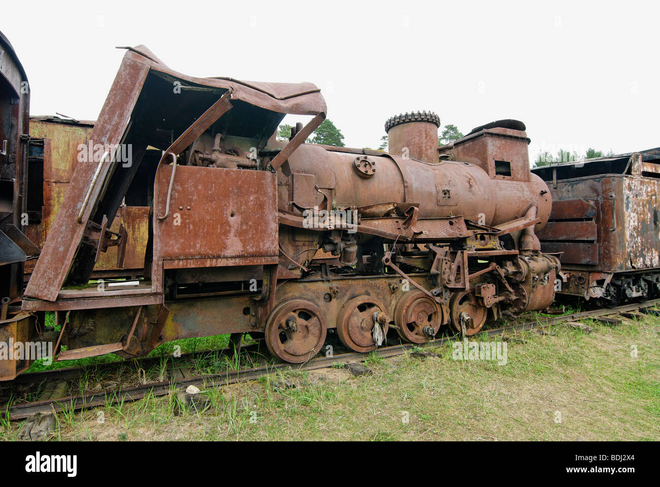 Old rusty steam locomotive Stock Photo - Alamy
