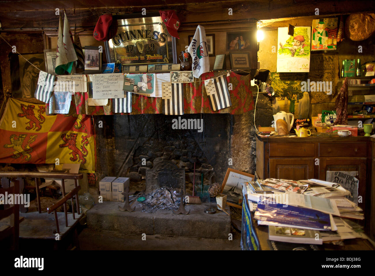 Tafarn Ty Elise, a pub in Plouye in Brittany in France from Merthyr ...