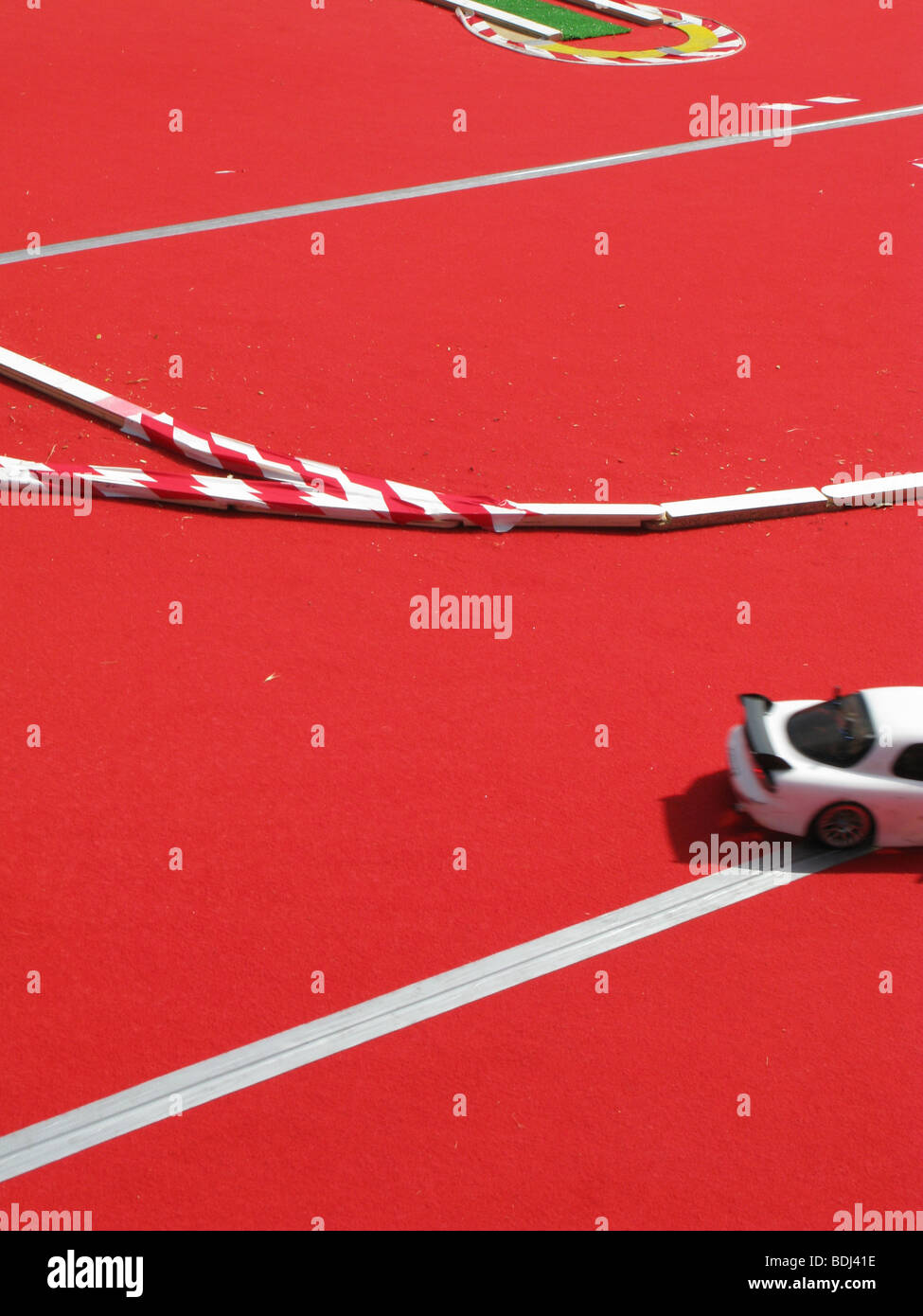 miniature car racing track course outdoors Stock Photo - Alamy