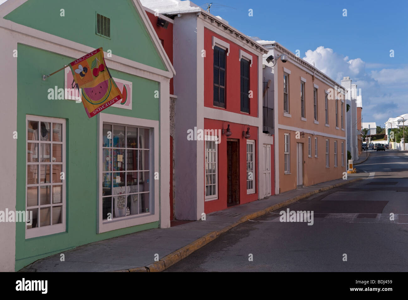 Bermuda, Atlantic Ocean, St George's Parish, historic town of St ...