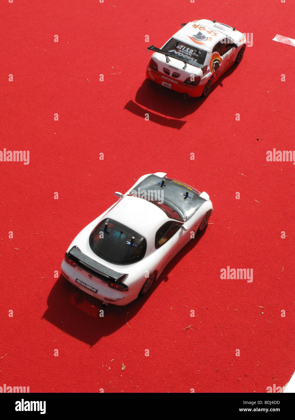 miniature car racing track course outdoors Stock Photo - Alamy