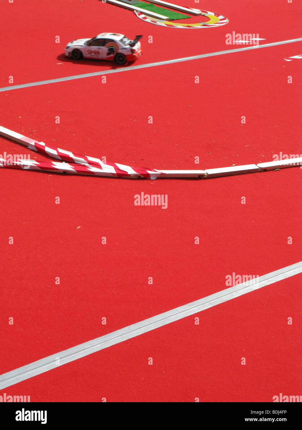 miniature car racing track course outdoors Stock Photo - Alamy