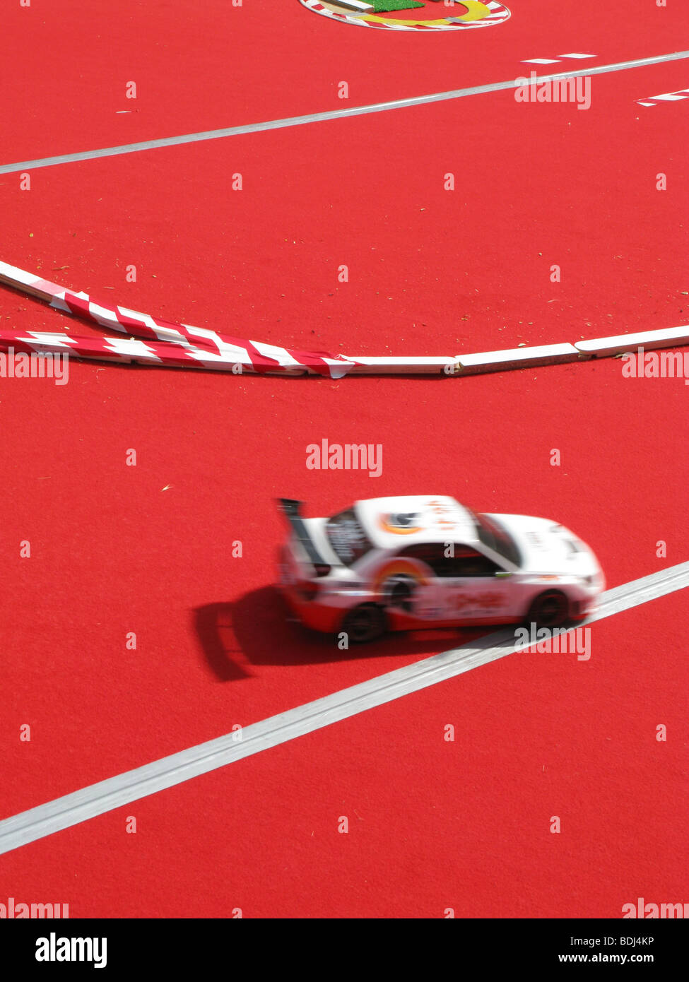 miniature car racing track course outdoors Stock Photo - Alamy