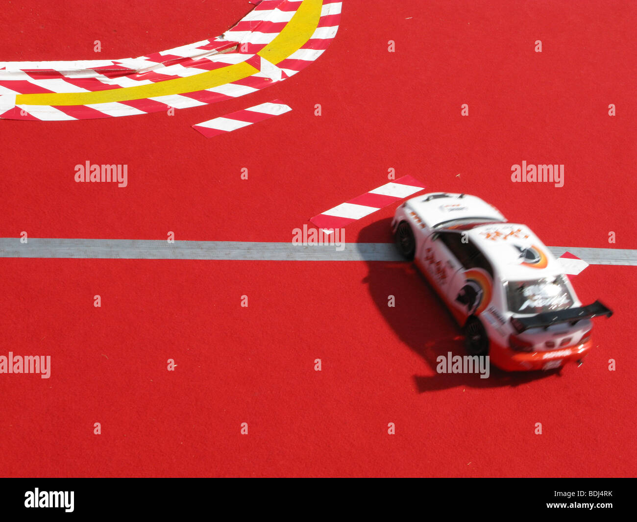 miniature car racing track course outdoors Stock Photo - Alamy
