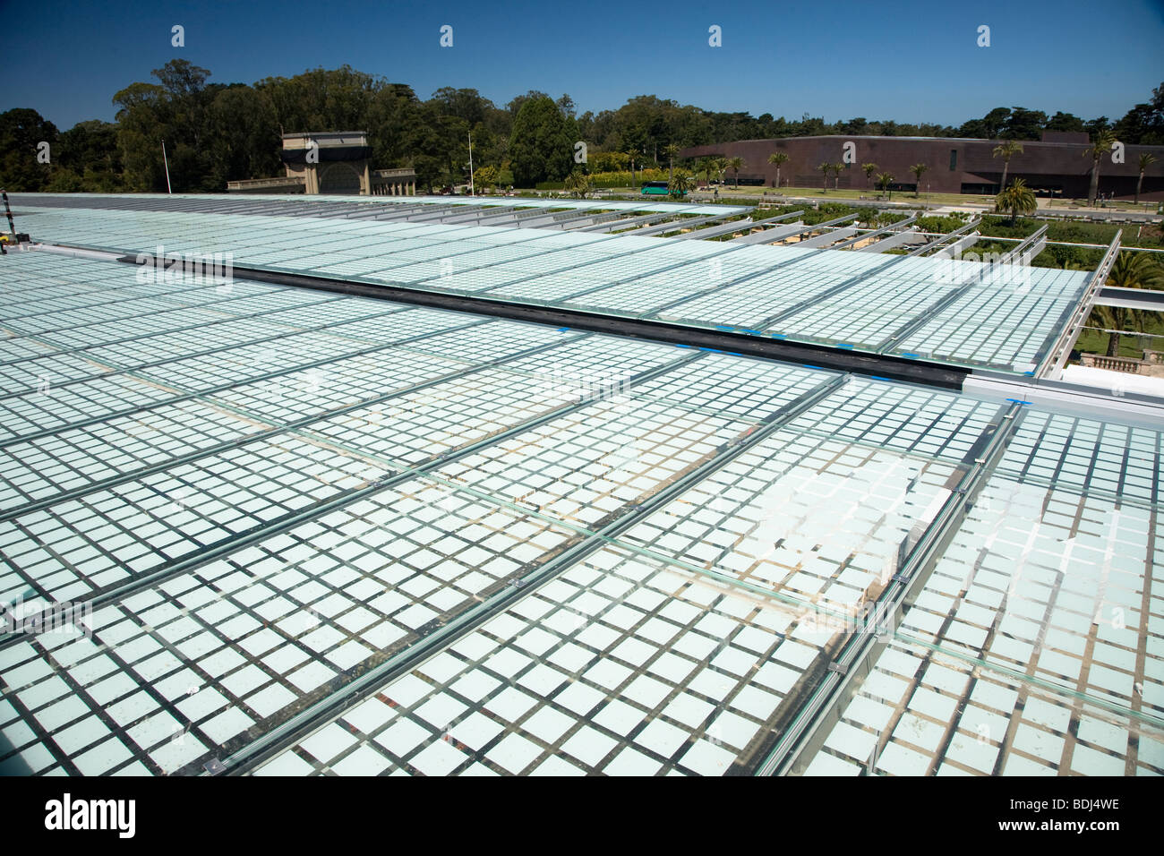 Solar Panels at California Academy of Science Stock Photo - Alamy