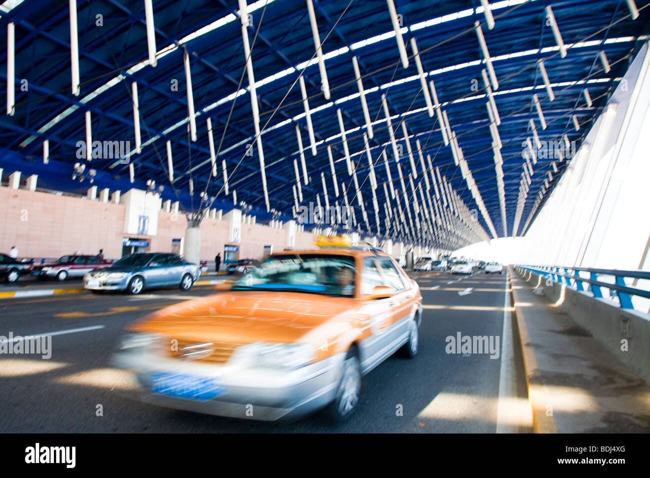 Taxi cab at Shanghai international airport, China Stock Photo - Alamy