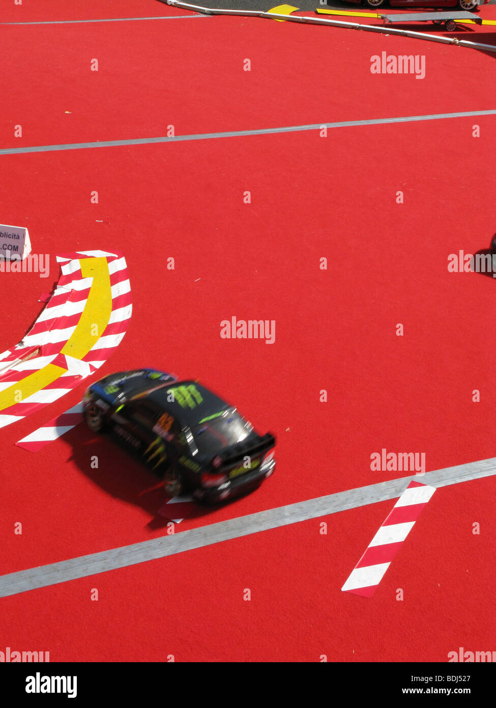 miniature car racing track course outdoors Stock Photo - Alamy
