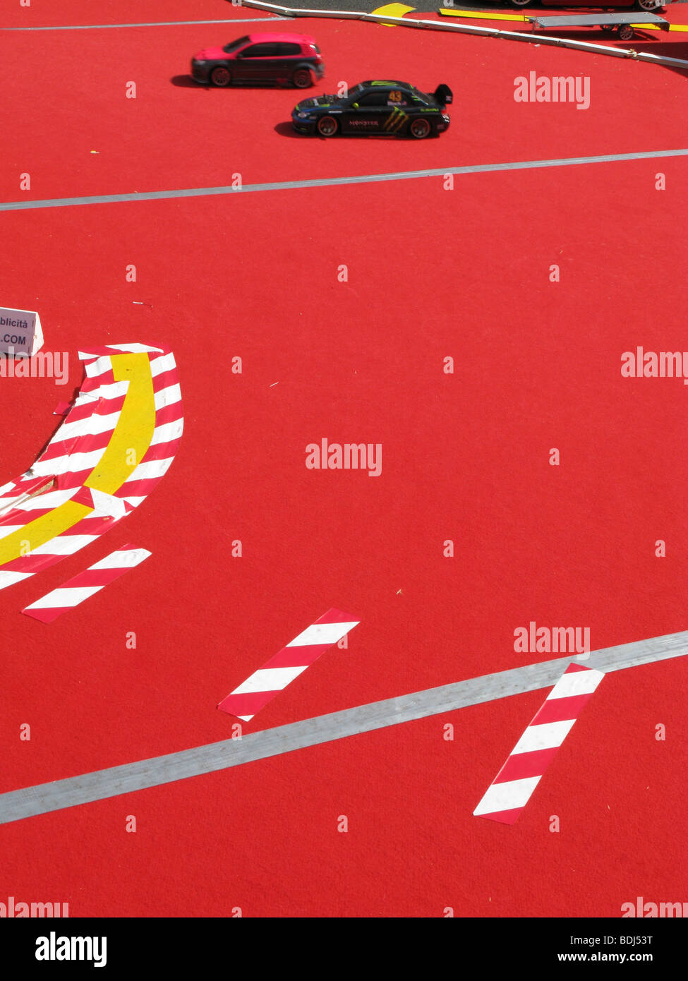 miniature car racing track course outdoors Stock Photo - Alamy