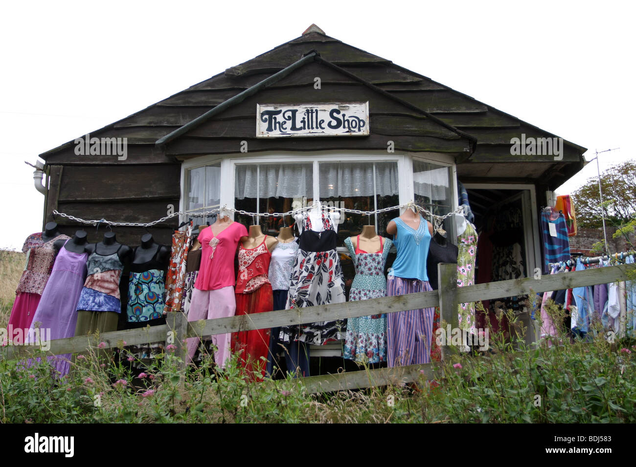 The Little Shop, Lulworth Cove Stock Photo - Alamy