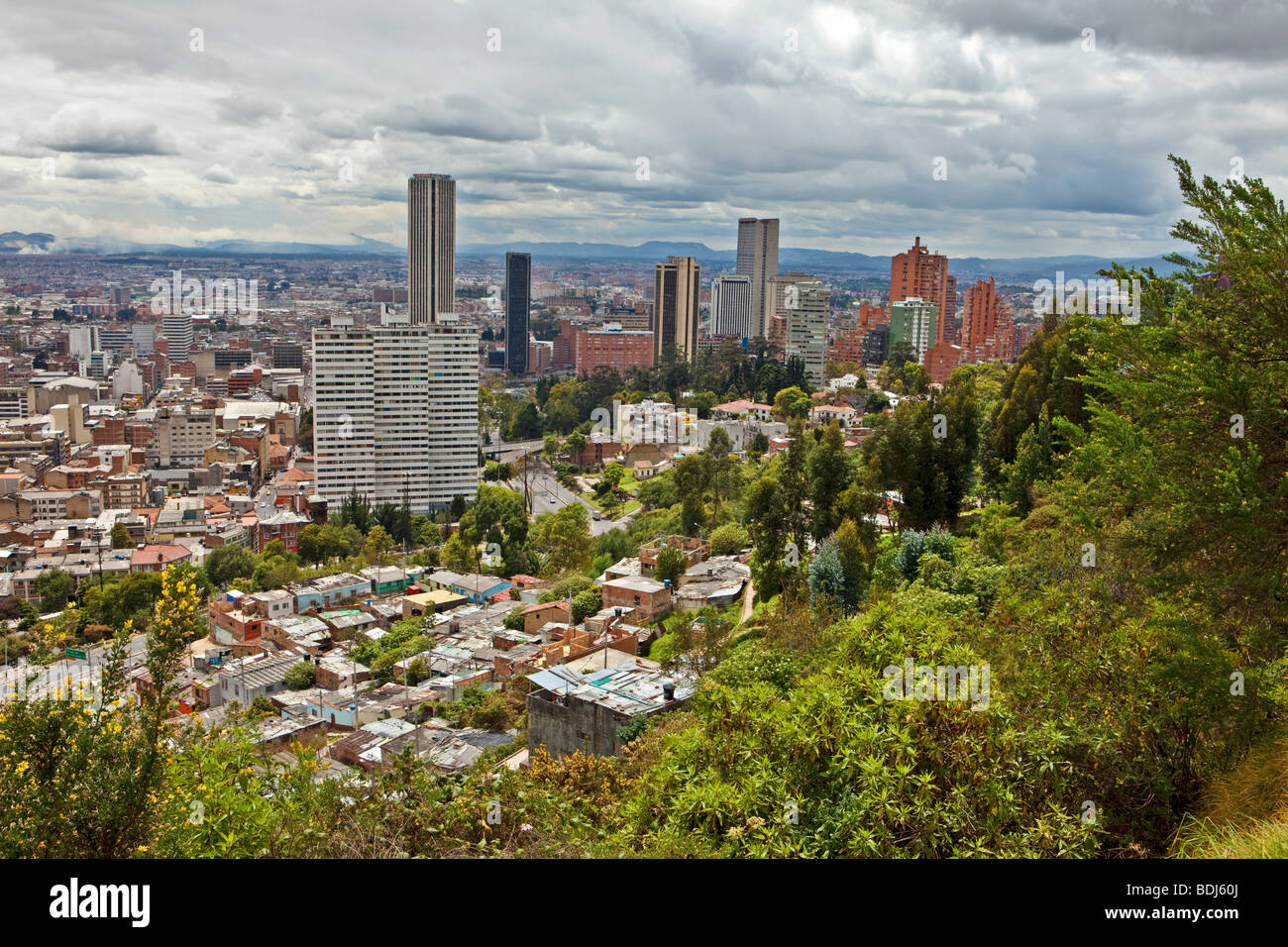 Panoramic View of Bogota, Colombia Stock Photo - Alamy