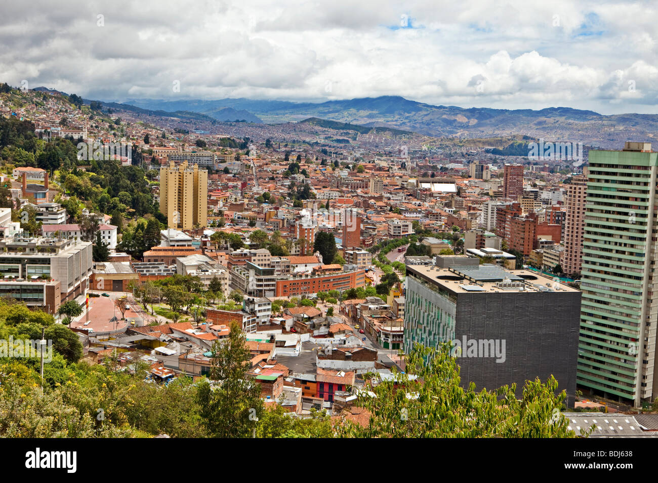 Panoramic View of Bogota, Colombia Stock Photo - Alamy