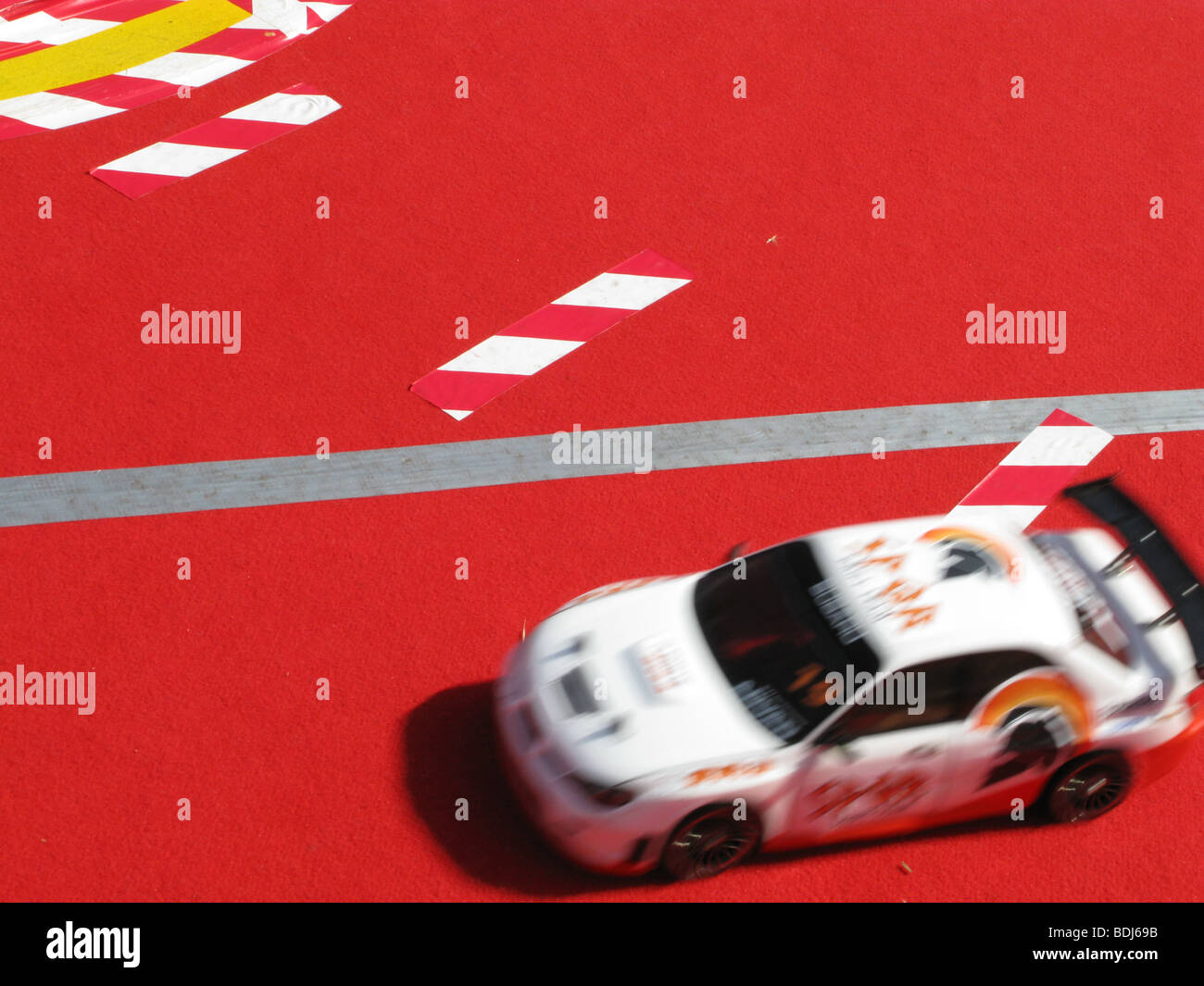 miniature car racing track course outdoors Stock Photo - Alamy