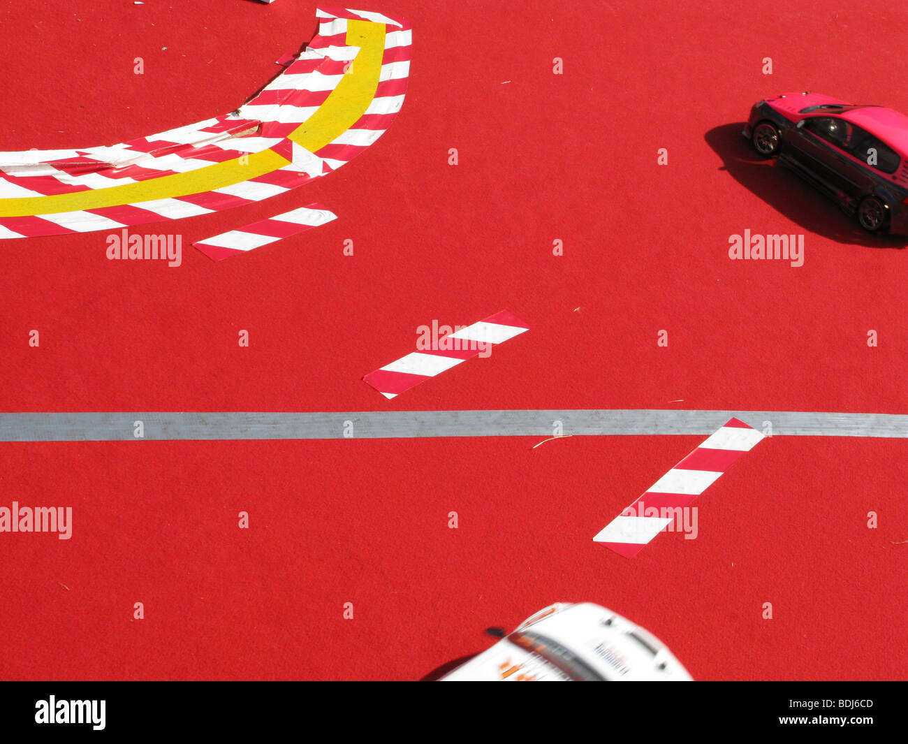 miniature car racing track course outdoors Stock Photo - Alamy