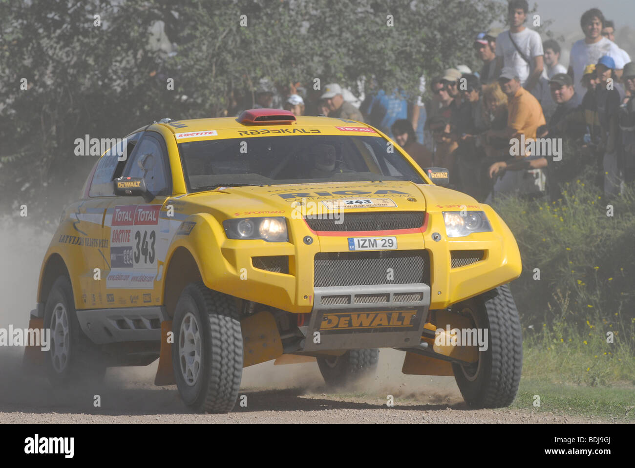 4x4 Vehicle at Rally Dakar Argentina Chile 2009 Stock Photo - Alamy