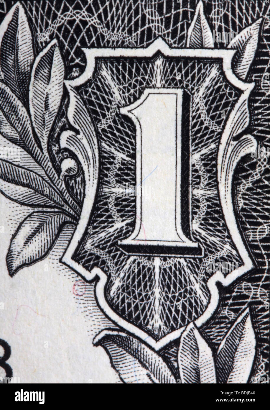 Detailed view of United States currency Stock Photo - Alamy