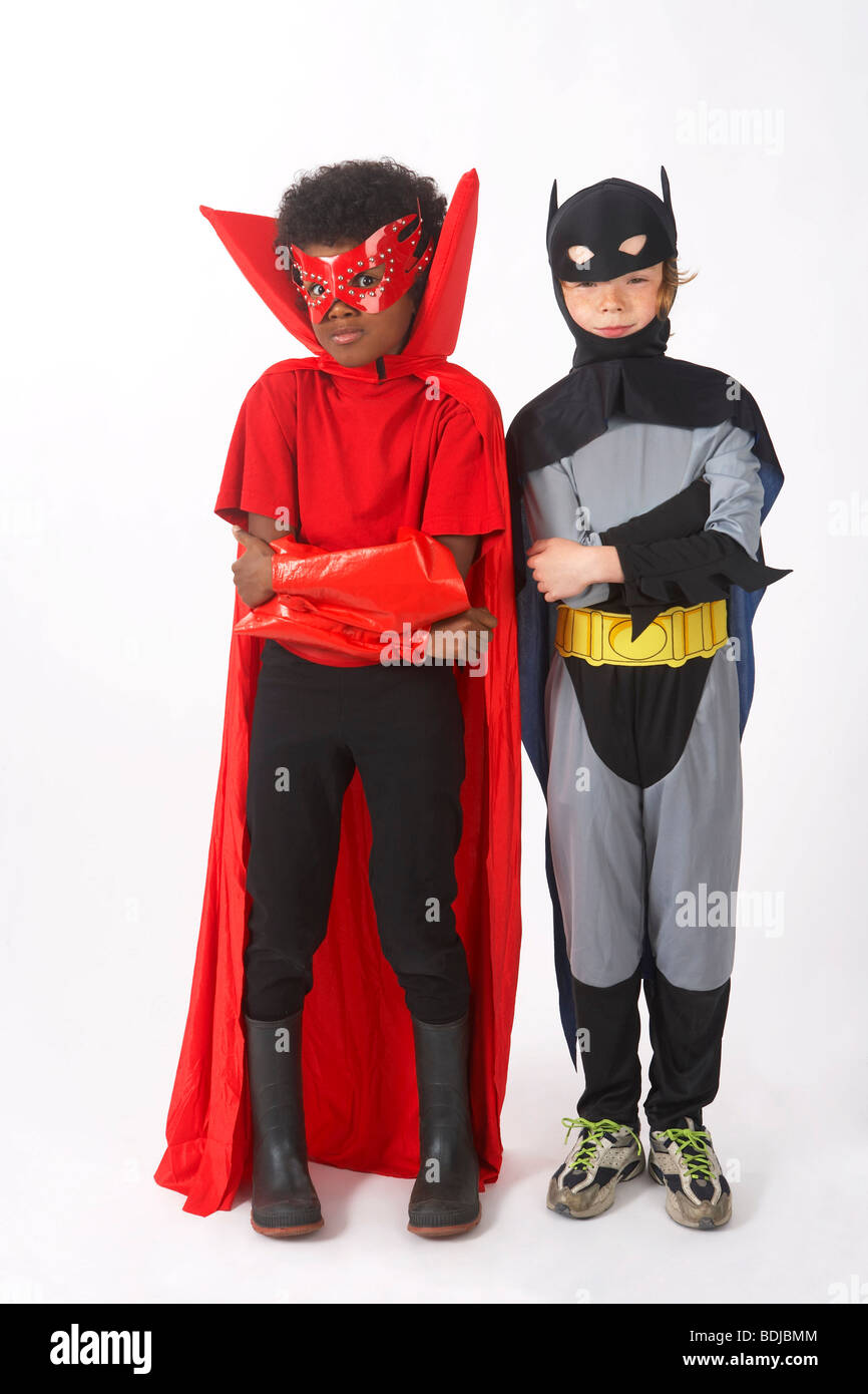 Boys Dressed in Costumes Stock Photo - Alamy