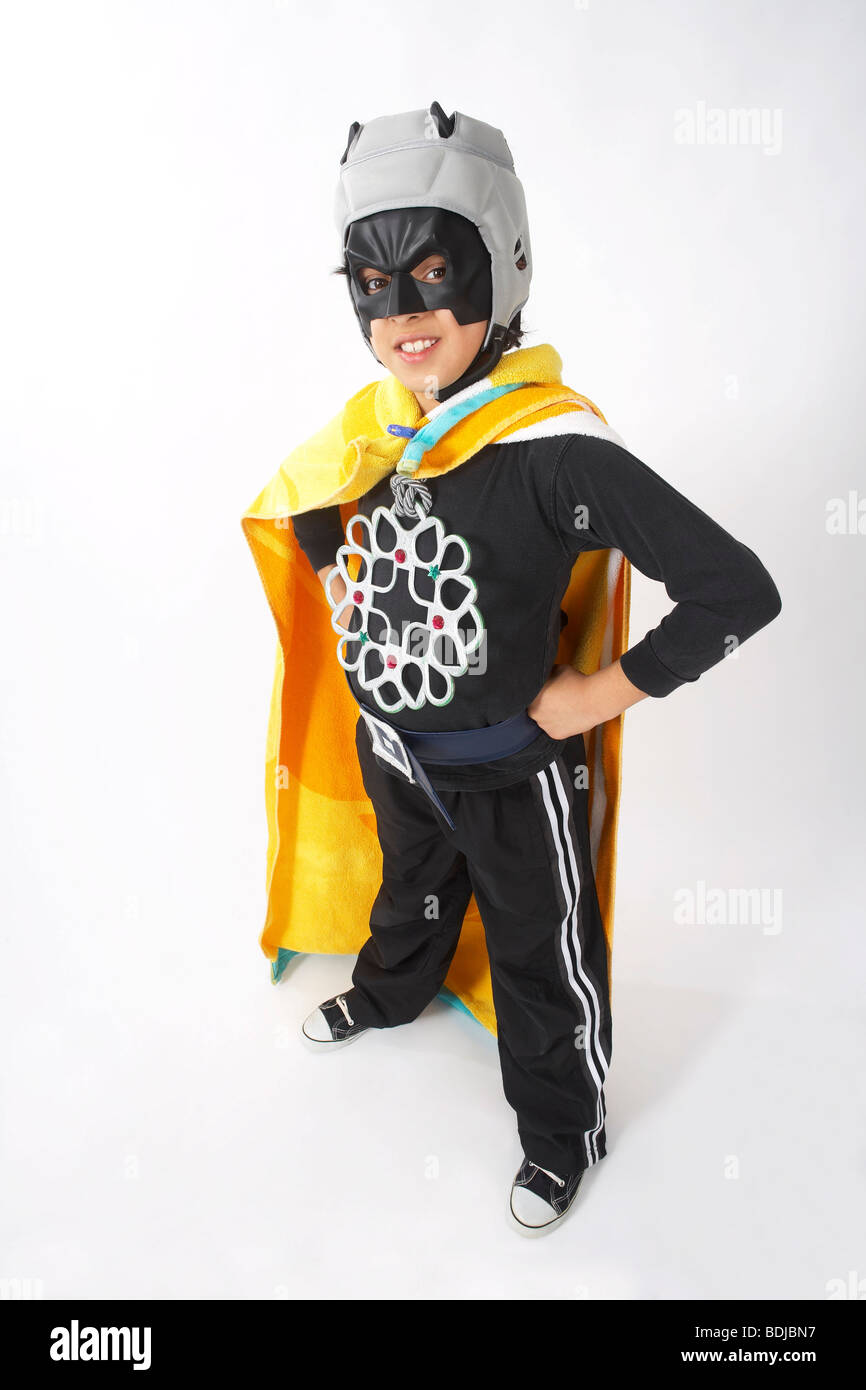 Boy Dressed in Costume Stock Photo - Alamy