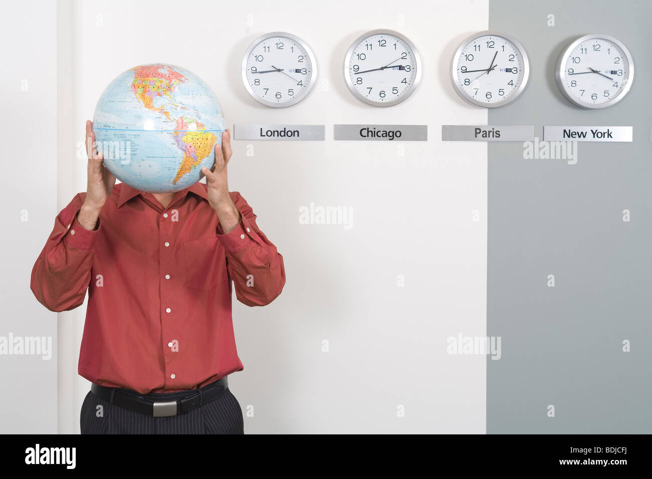 Time zone globe hi-res stock photography and images - Alamy