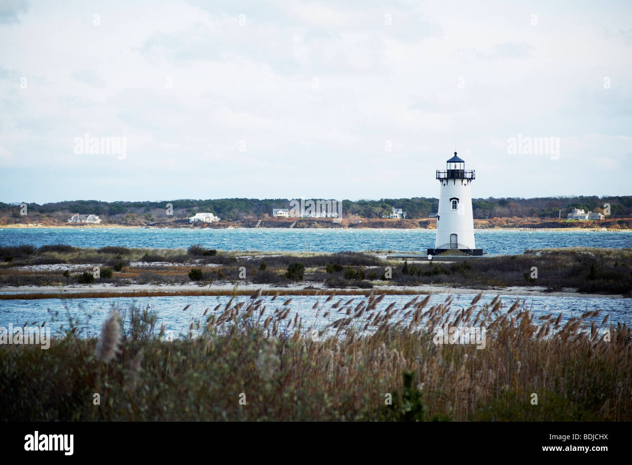 Edgartown Lighthouse, Edgartown, Martha's Vineyard, Massachusetts, USA ...
