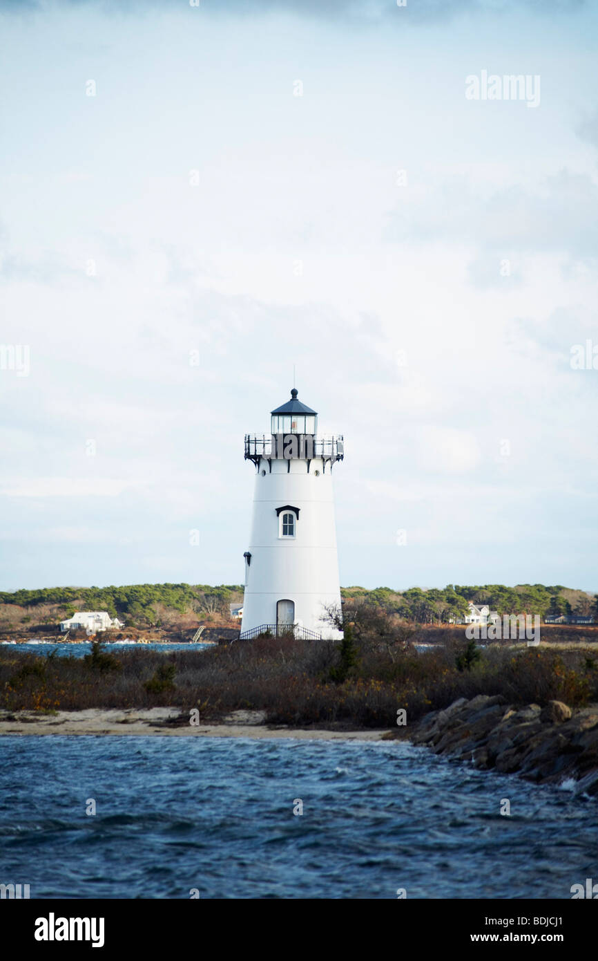 Edgartown Lighthouse, Edgartown, Martha's Vineyard, Massachusetts, USA ...