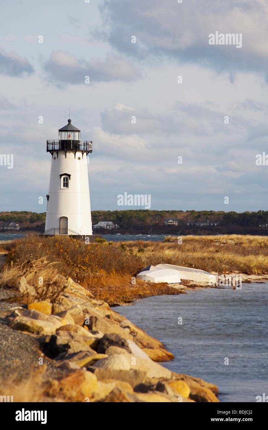 Edgartown Lighthouse, Edgartown, Martha's Vineyard, Massachusetts, USA ...