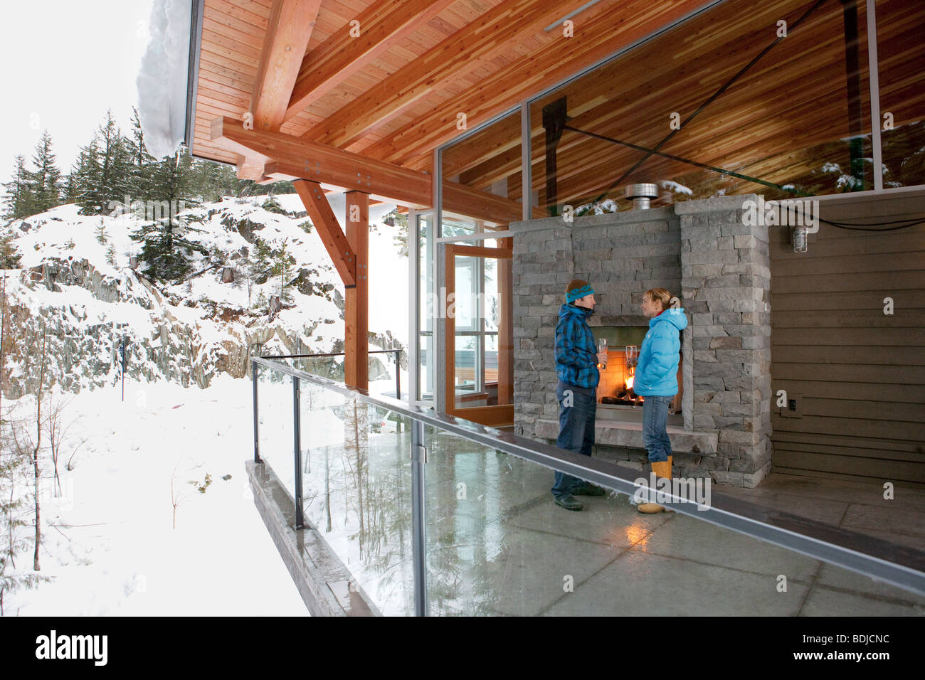 Ski chalet interior hi-res stock photography and images - Alamy