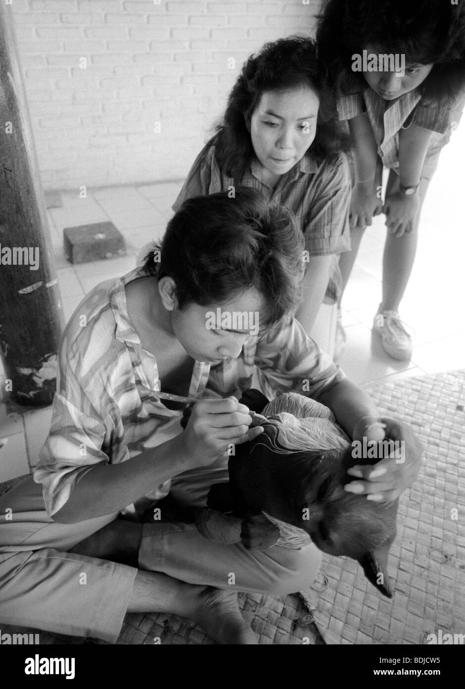 Man in traditional workshop Black and White Stock Photos & Images - Alamy