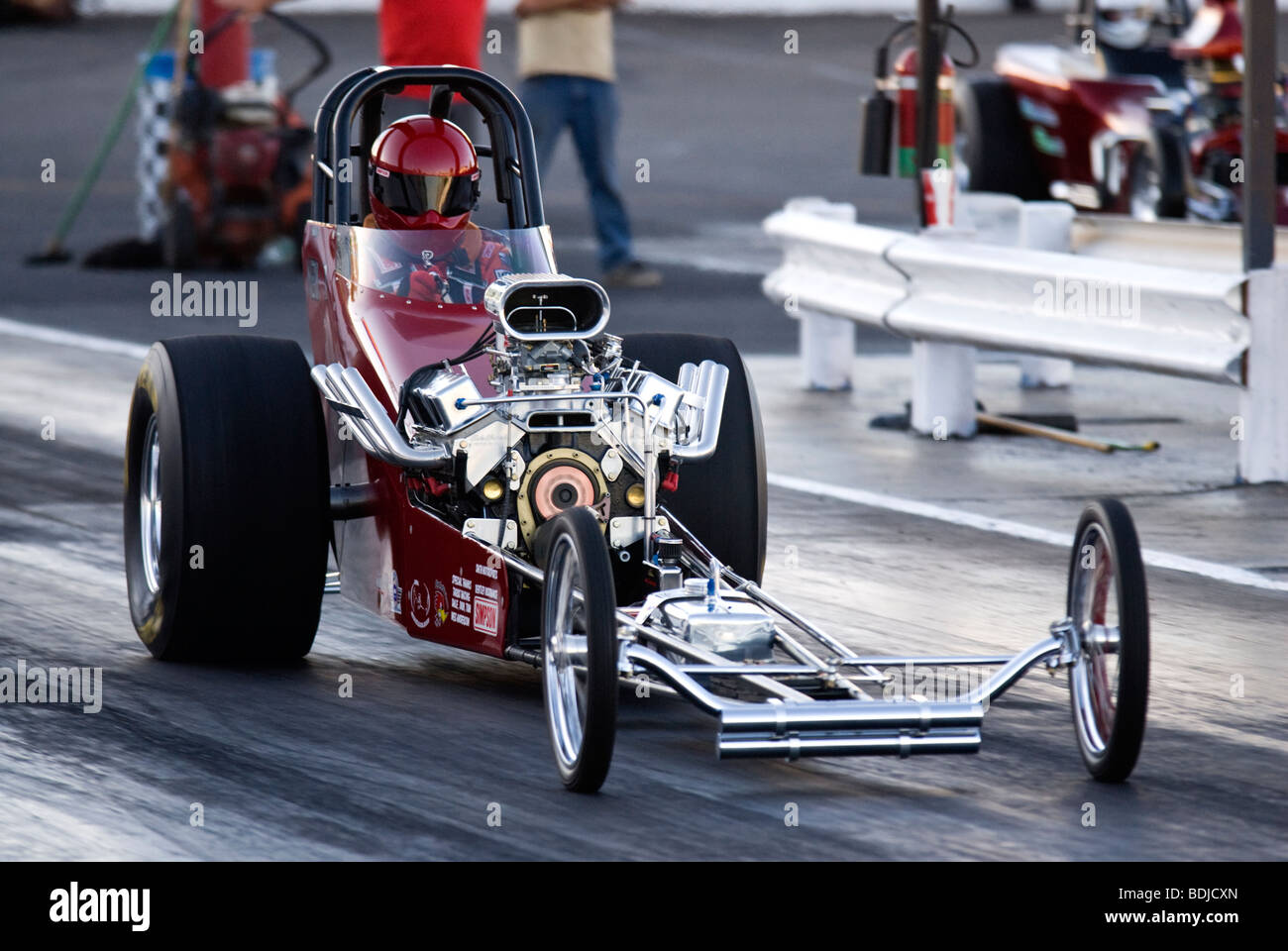 NHRA Hot Rod Heritage event action Stock Photo - Alamy